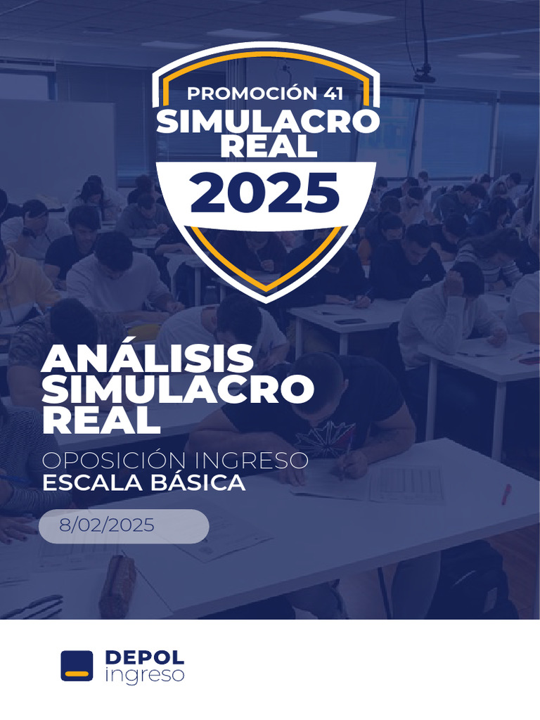 Analisis Simulacro Teoria 08 Febrero Depol Ingreso 2025 v1 | PDF | Valores | Cibercrimen
