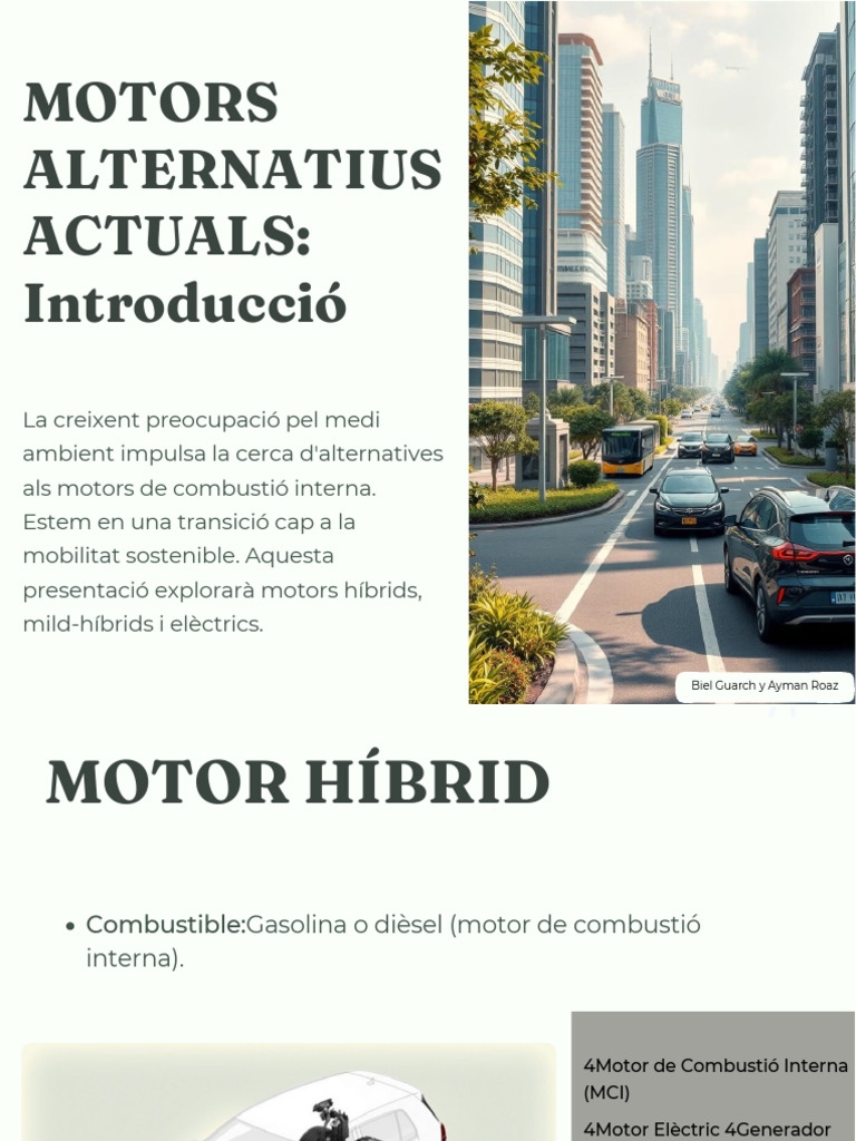 Motors Alternatius Actuals PDF | PDF