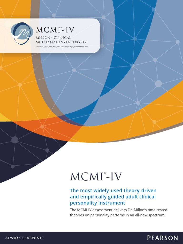 Mcmi IV Comprehensive Brochure | PDF | Personality Disorder | Psychology
