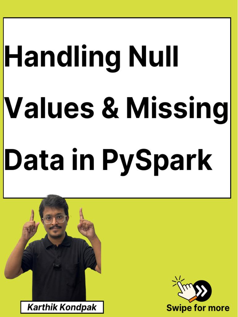 Handling Nulls In Pyspark Pdf Computer Programming Data Management