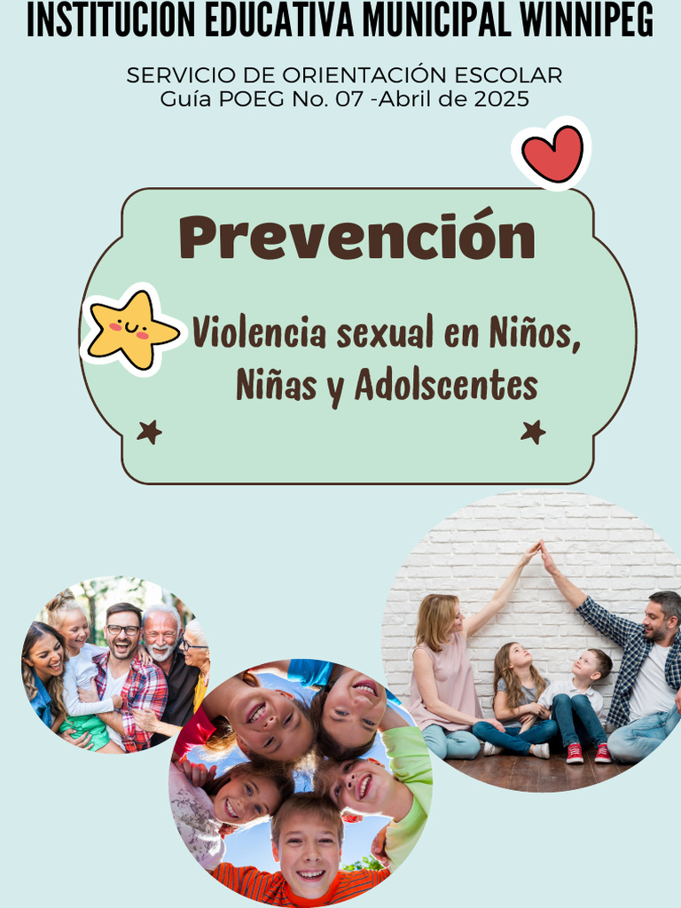 Guia Poeg No. 7 -Abril 2025-Prevención Violencia Sexual | PDF | Violencia | Violencia sexual