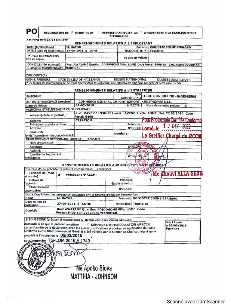 documens administratifs | PDF