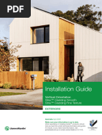 Axon Cladding Installation Guide | PDF | Framing (Construction) | Screw