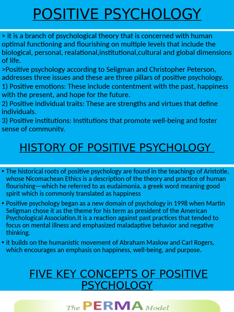 Positive Psychology | PDF