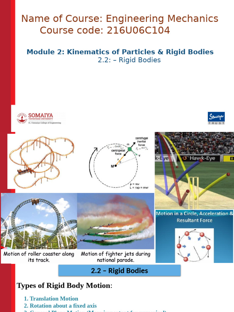 Module 2 - Kinematics of Particles Part 2 C5 | PDF