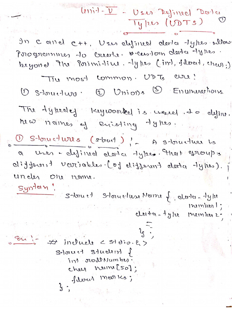 C Programming Unit 5 | PDF