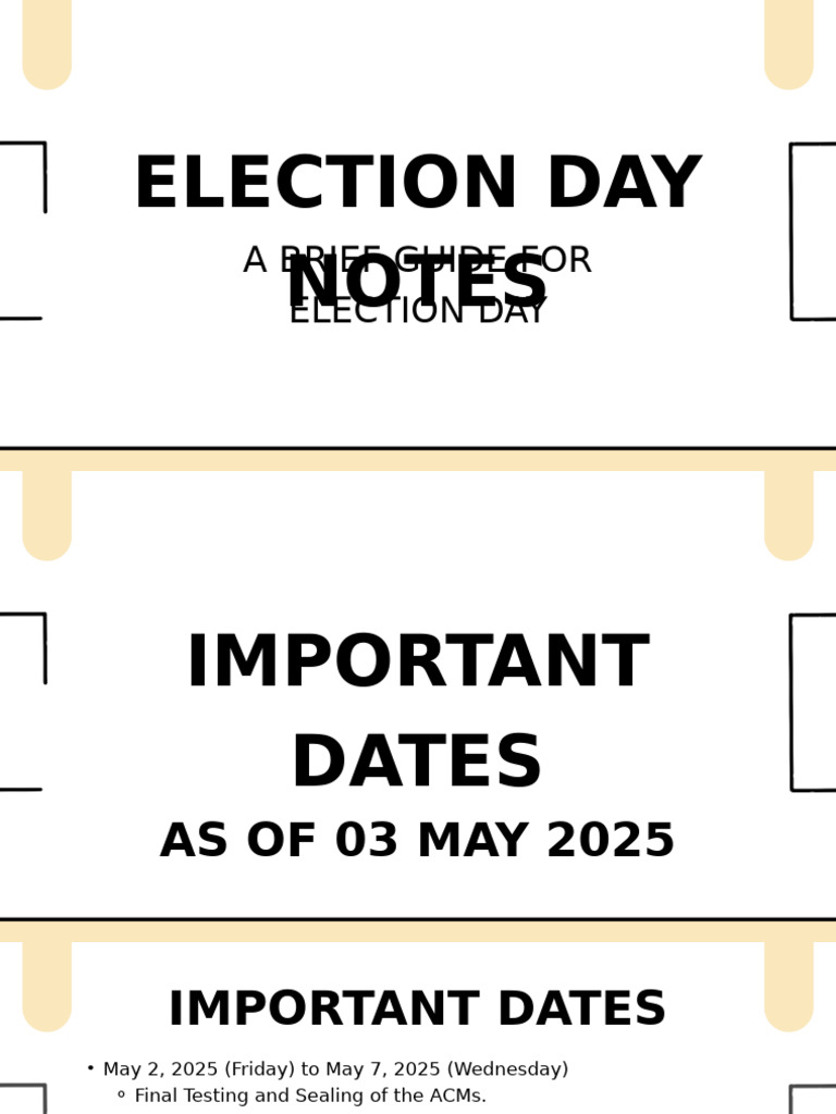 Election Day Presentation 1 A | PDF