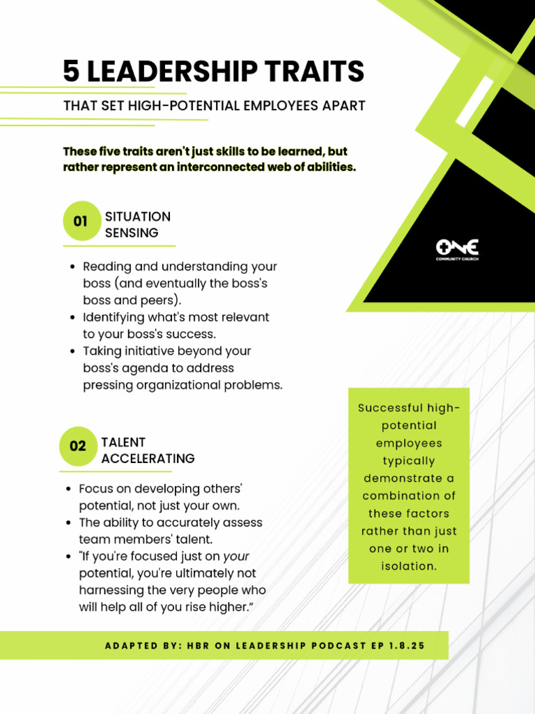 5 Leadership Traits | PDF