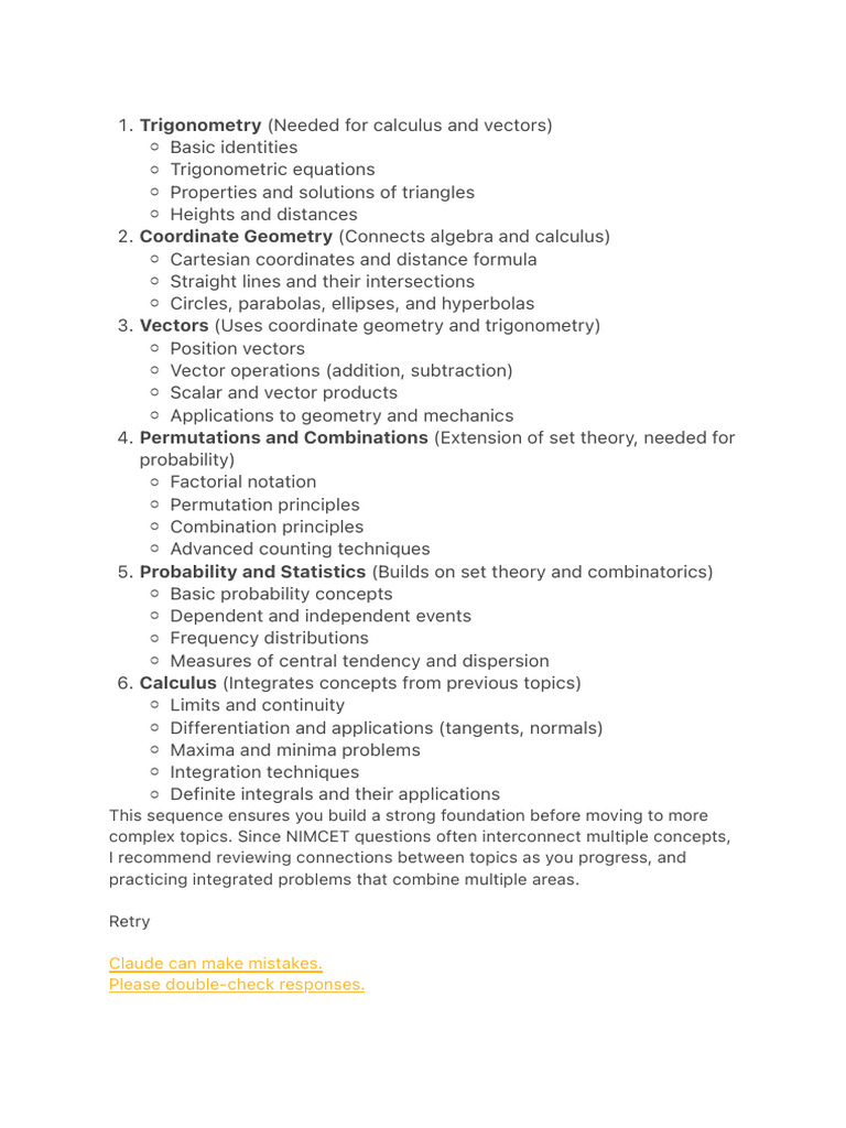 Trigonometry (Needed for calculus and vectors) | PDF