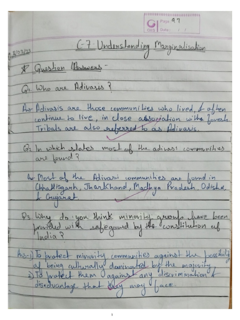 Understanding Marginalisation | PDF