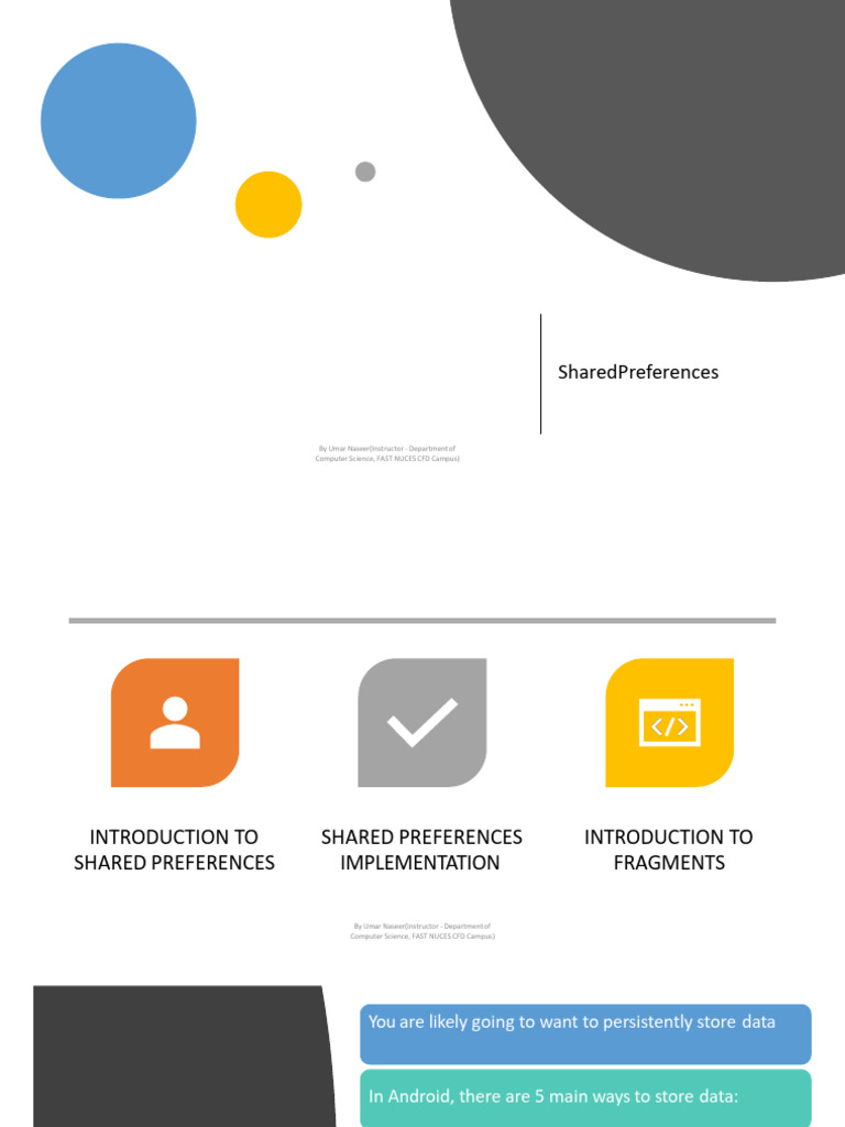 Shared Preferences App Dev | PDF | Computer Data Storage | Databases