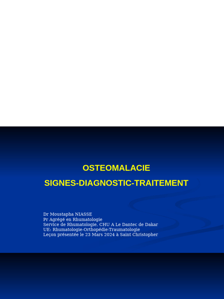 2 Osteomalacie | PDF | Os | Ostéoblaste