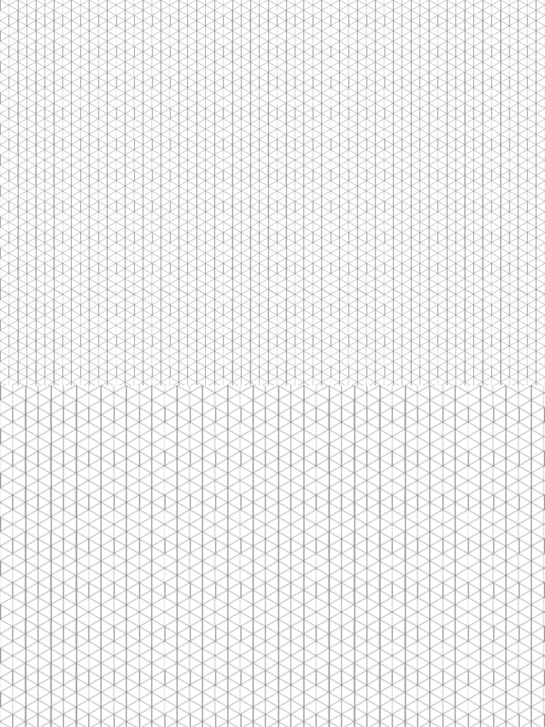 Plantilla ISOMETRICA Vertical y Horizontal | PDF