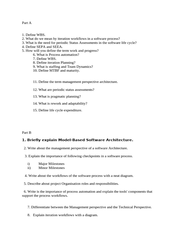 SPM Important Questions | PDF