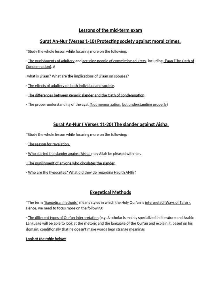 Points of Focus | PDF