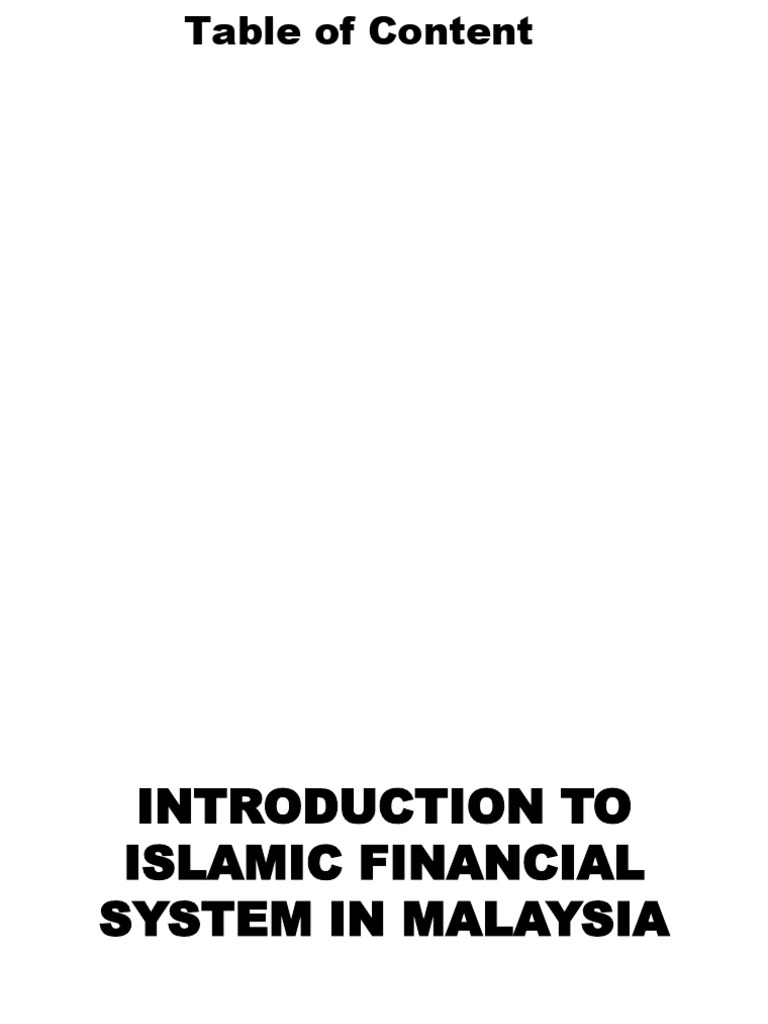 Islamic Finance and Takaful in Malaysia | PDF | Islamic Banking And ...