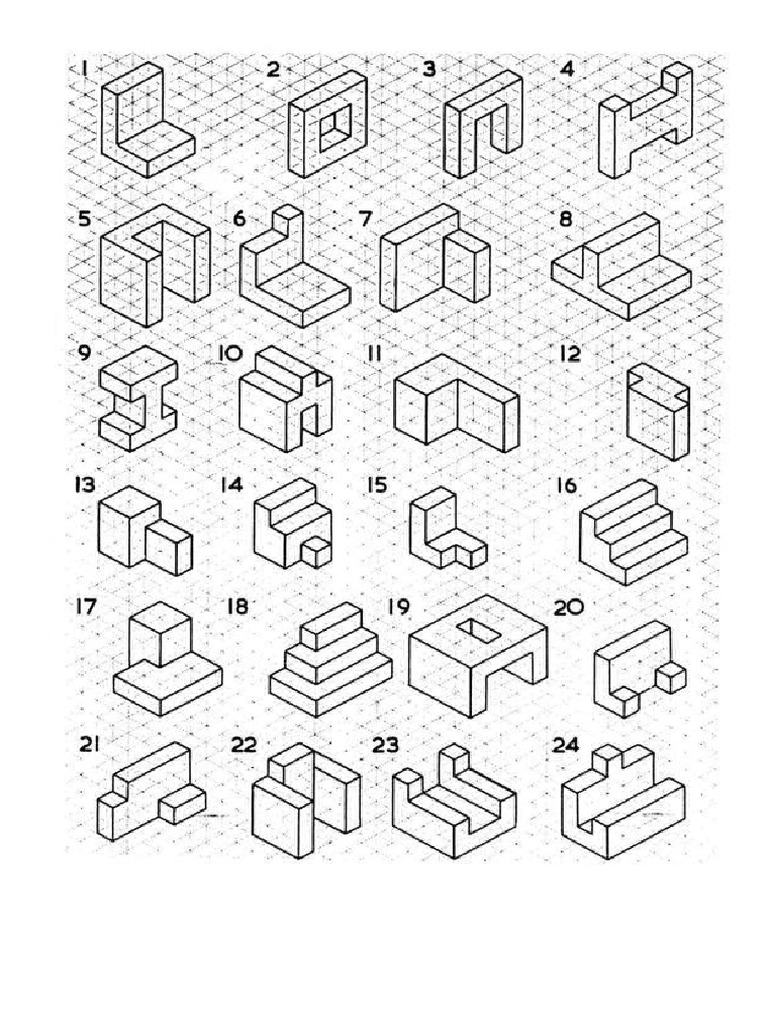Ejercicios ISOMETRICA 1 y 2 | PDF