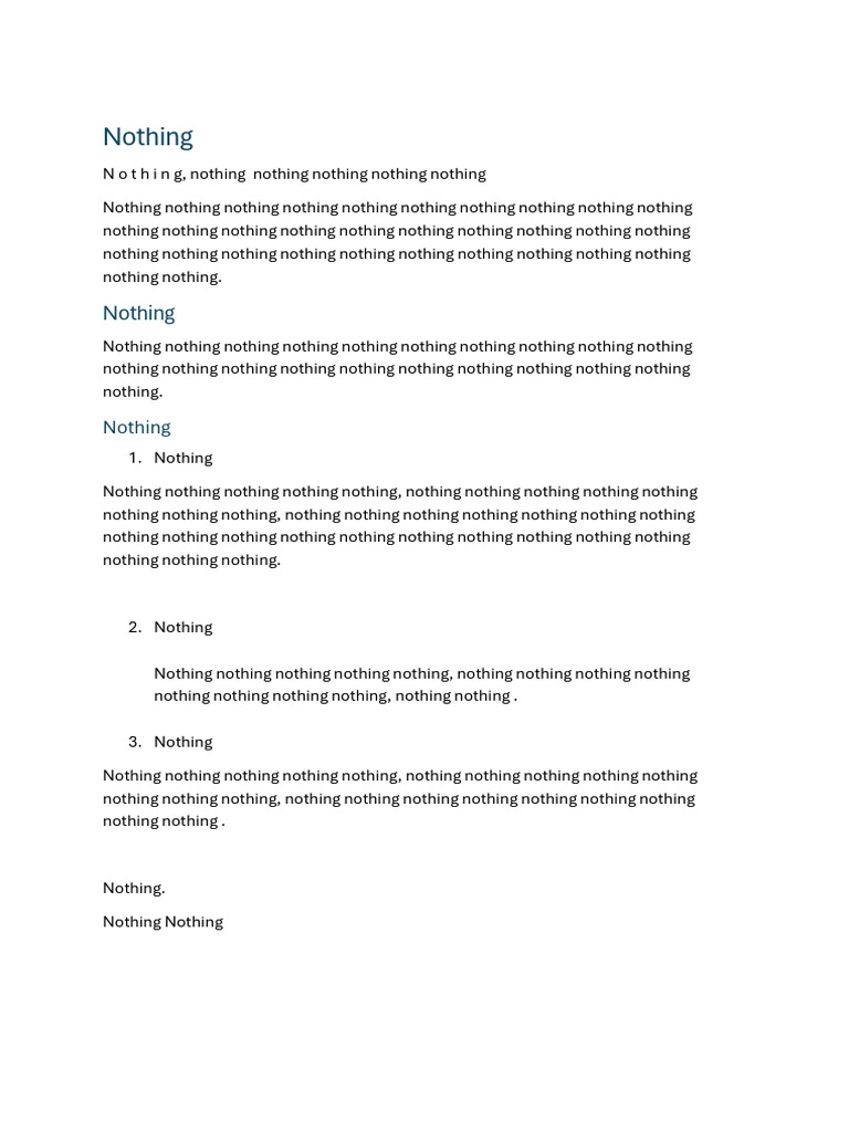The Concept of Nothing Explained | PDF