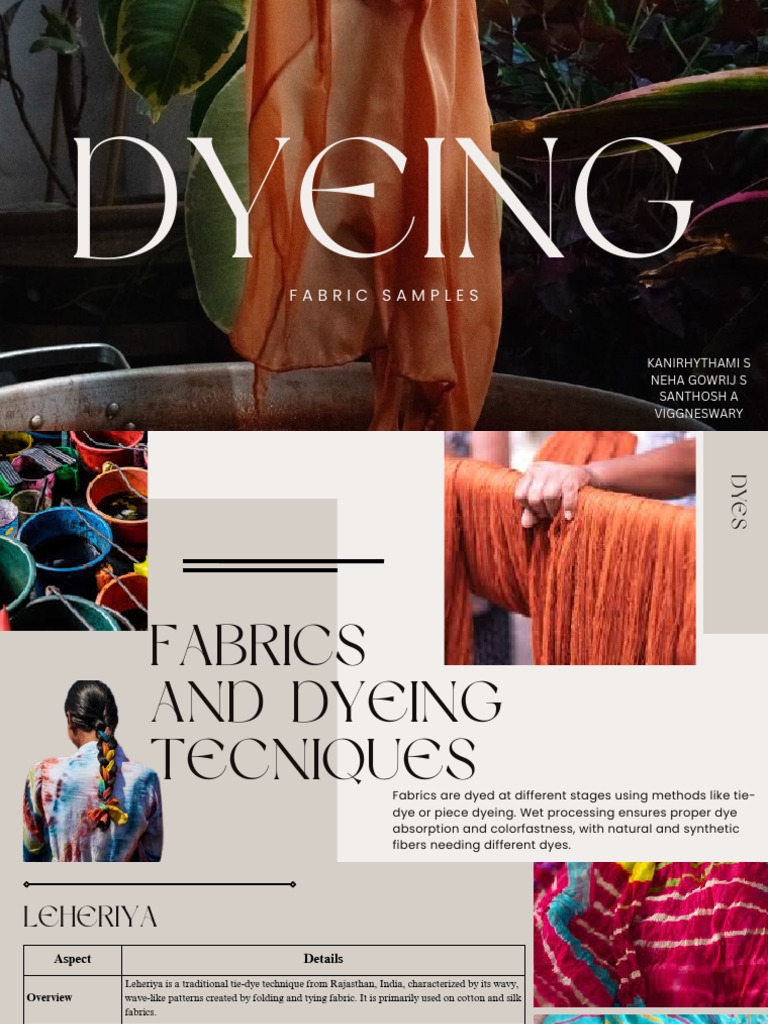 fp assignment 1 | PDF | Dyeing | Textiles