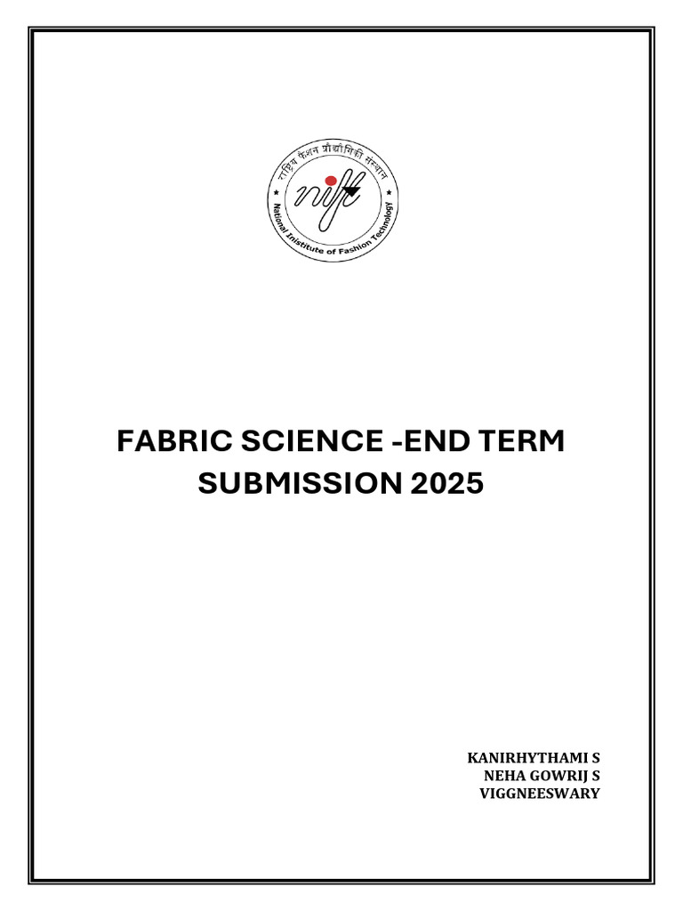 FABRIC SCIENCE FINAL | PDF | Textiles | Yarn