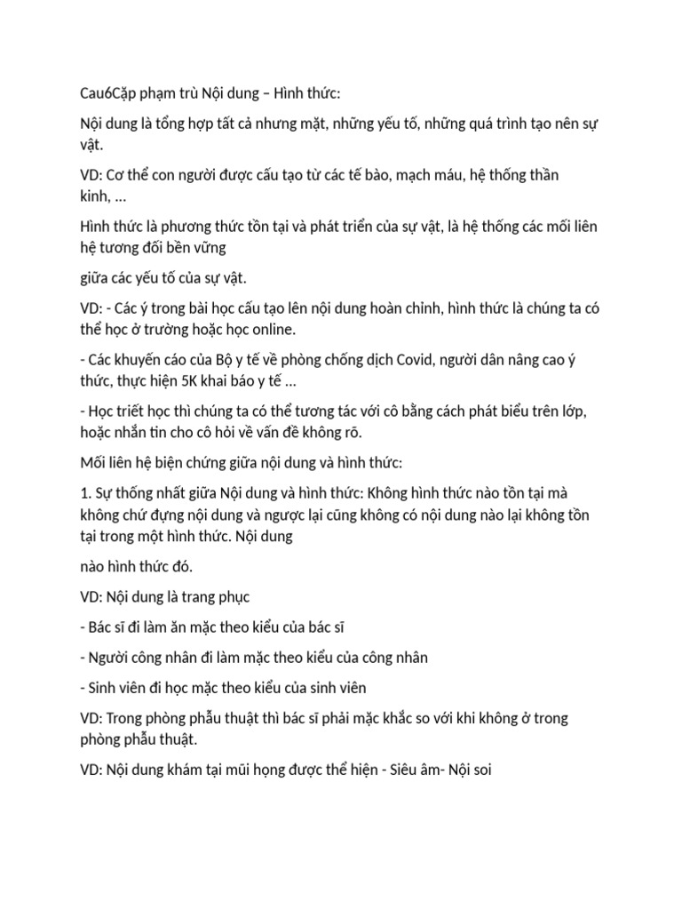 Thuong Xuyen Triet Y1 | PDF