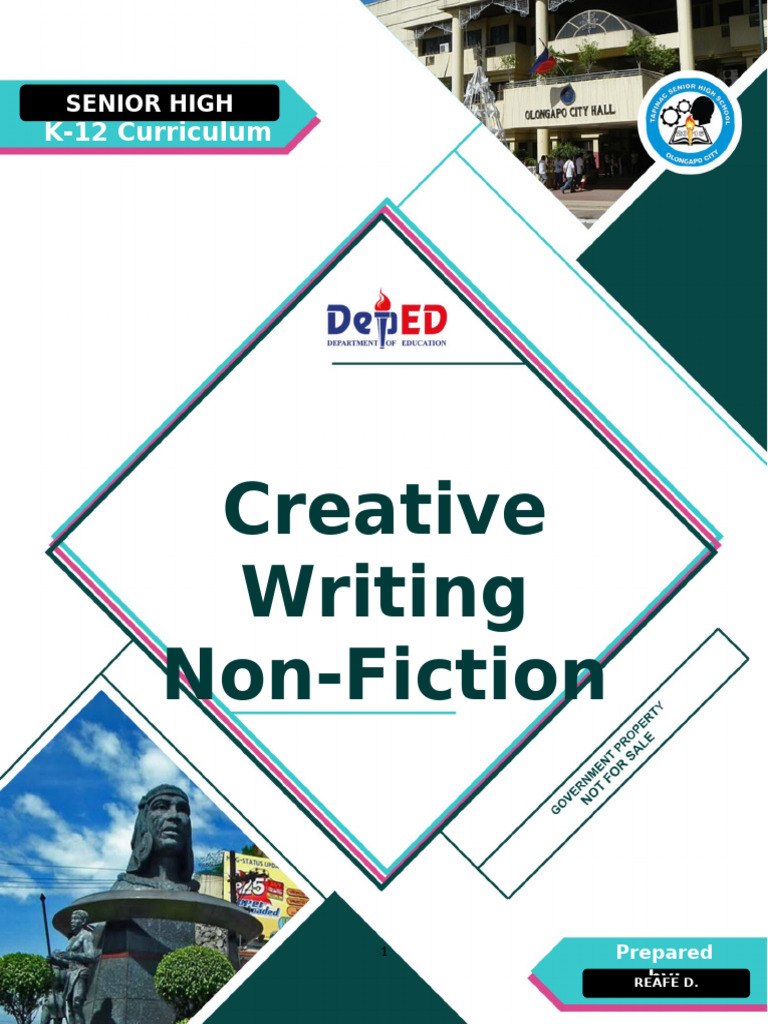 Creative Writing Non Fiction Quarter 2 Module 1 Week12 | PDF | Learning ...