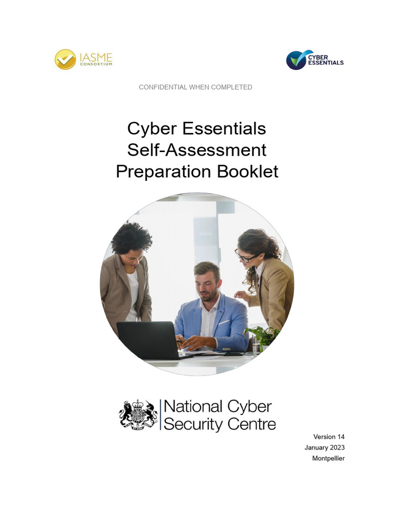 Cyber Essentials Preparation Booklet v14 Montpellier Example | PDF | Operating System | Password