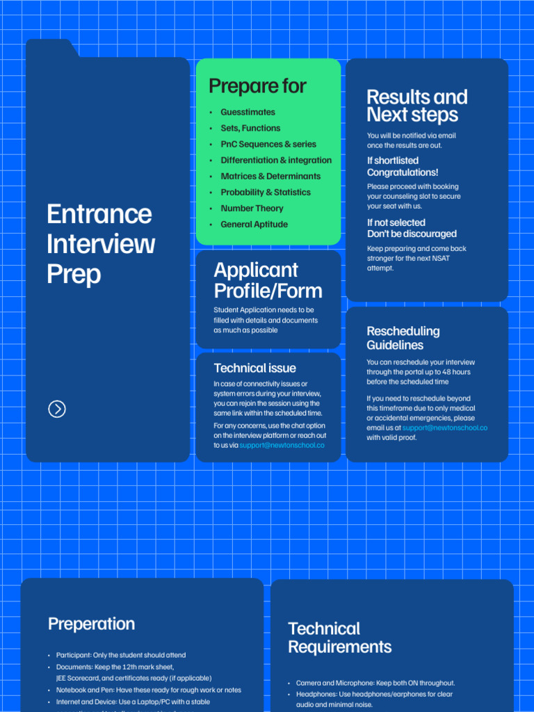 Entrance Prep Kit From Newton School 1 | PDF | Headphones | Computing