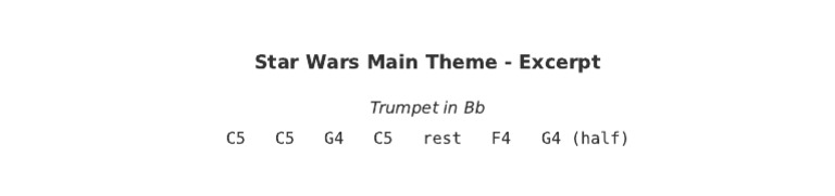 Star Wars Intro Excerpt | PDF