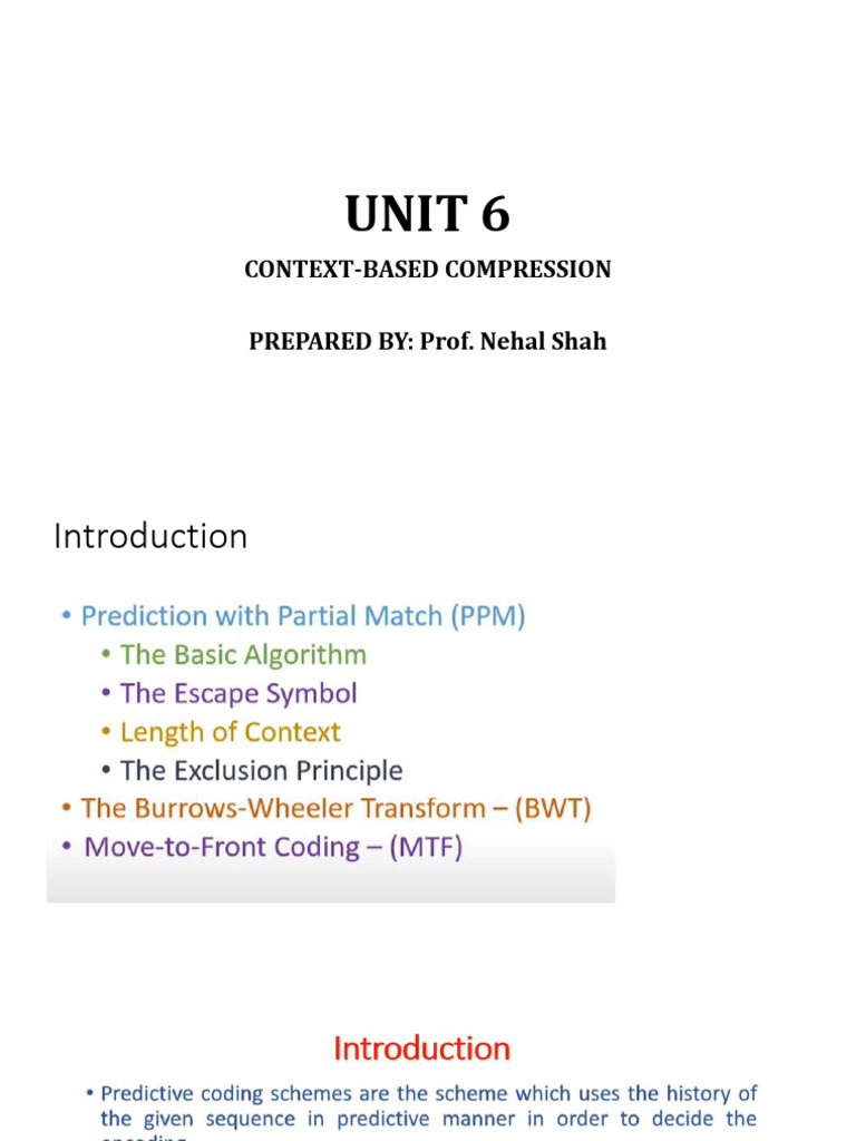 UNIT 6 | PDF