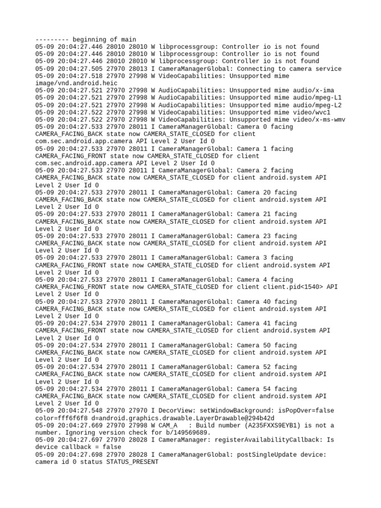 Logcat 1746817467371 | PDF | Software | Software Engineering
