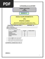 Grade 6 Isizulu Comprehension | PDF