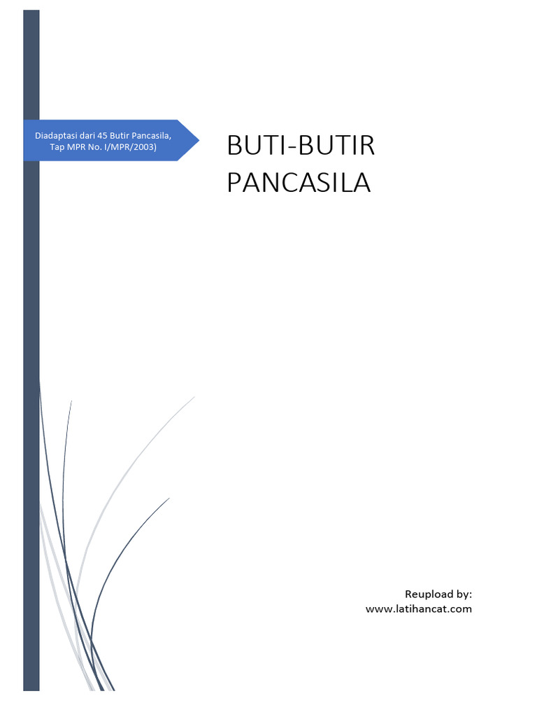 45 Butir Pengamalan Pancasila Indonesia | PDF