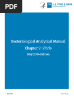 Vibrio Pathogens: FDA BAM Chapter 9 | PDF | Serotype | Cholera