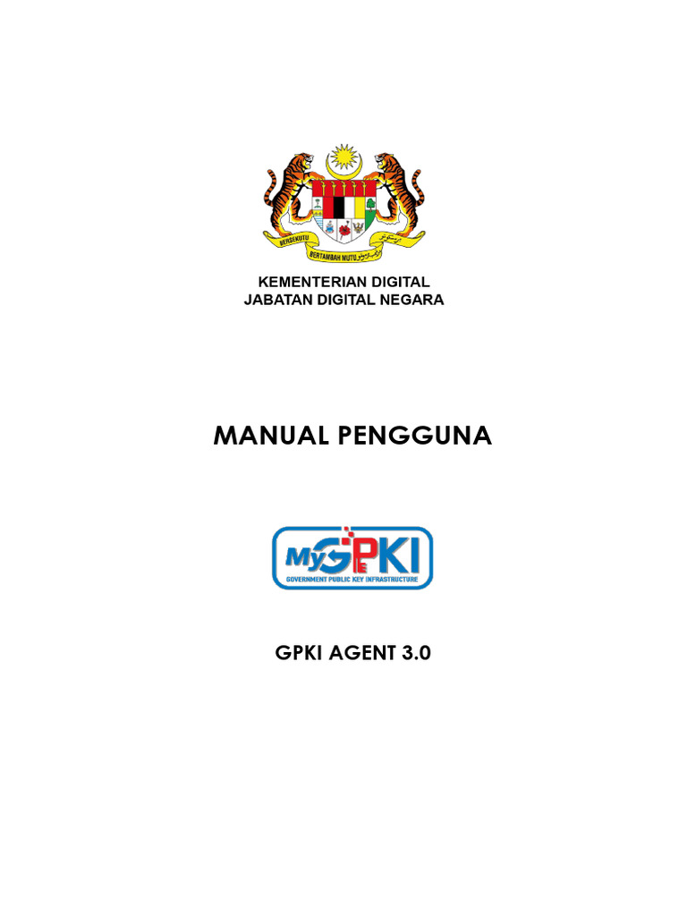 Manual Pengguna - GPKI AGENT 3.0 Release 2.0.1 V1.2 PDF | PDF