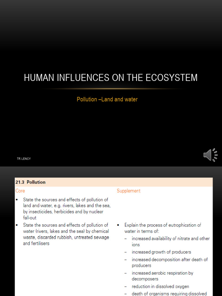 Pollution Land and Water | PDF | Eutrophication | Human Impact On The ...