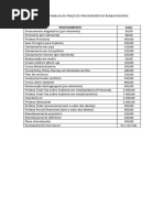 Tabela de Preços Médis Dental 2024 | PDF | Dente | Prótese