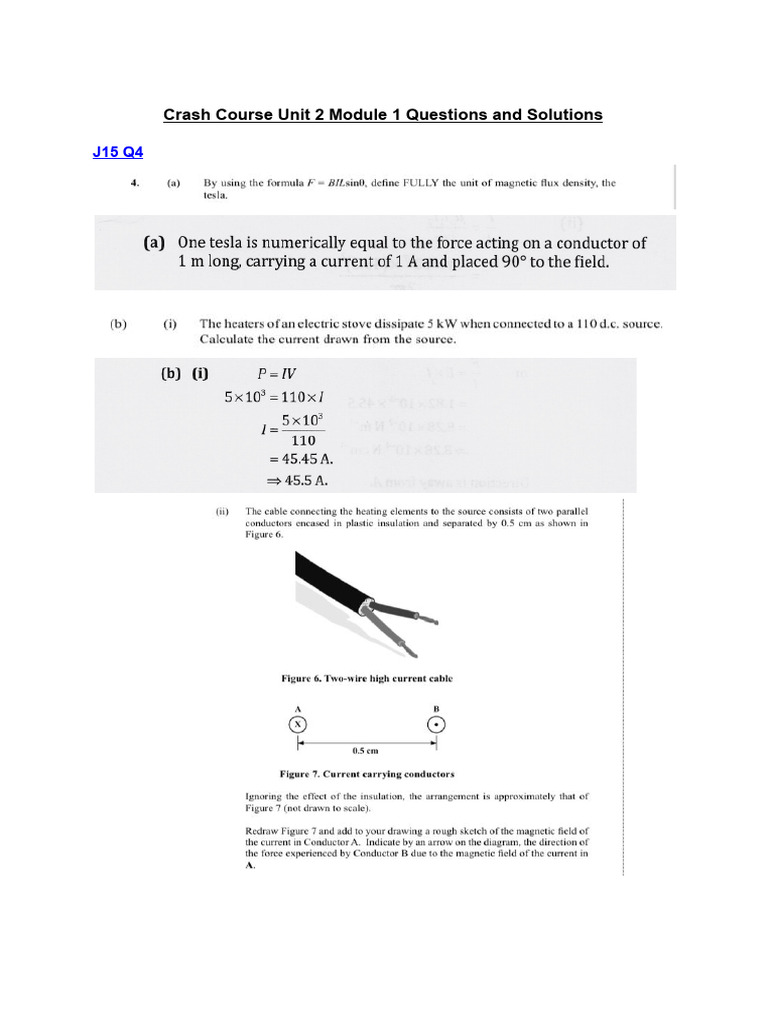 Crash Course Unit 2 Module 1 Questions and Solutions All Topics | PDF