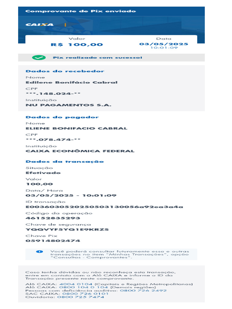 Comprovante2025 05 03 - 100121 | PDF