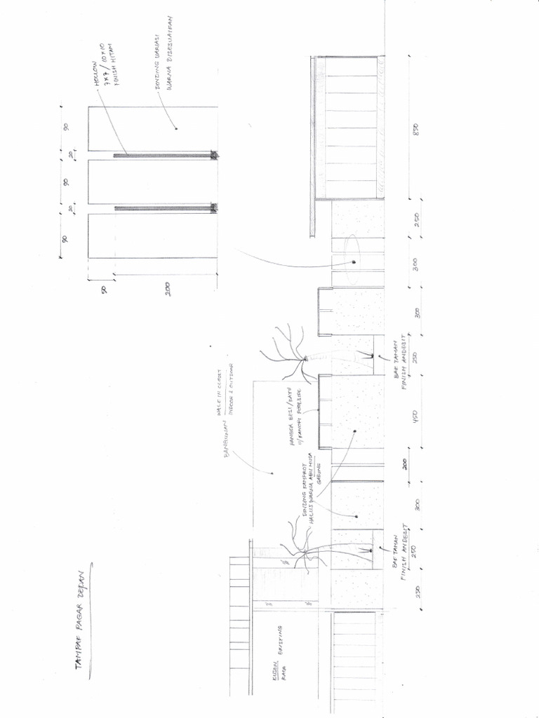 Tampak Pagar Depan | PDF