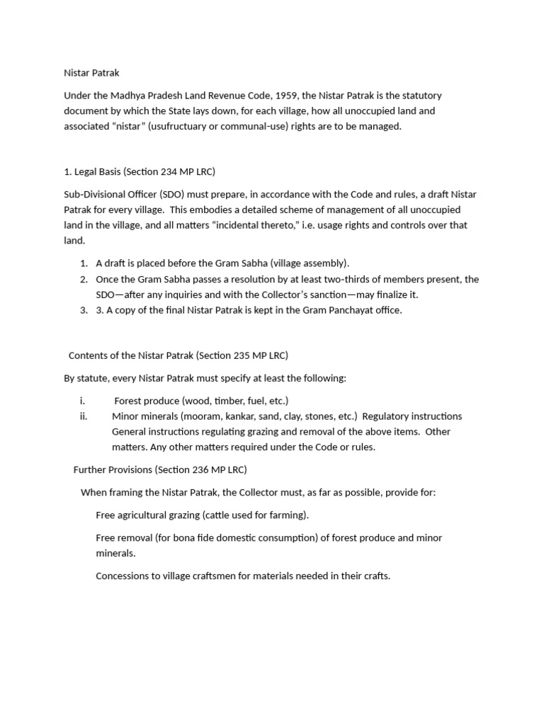 Nistar Patrak | PDF