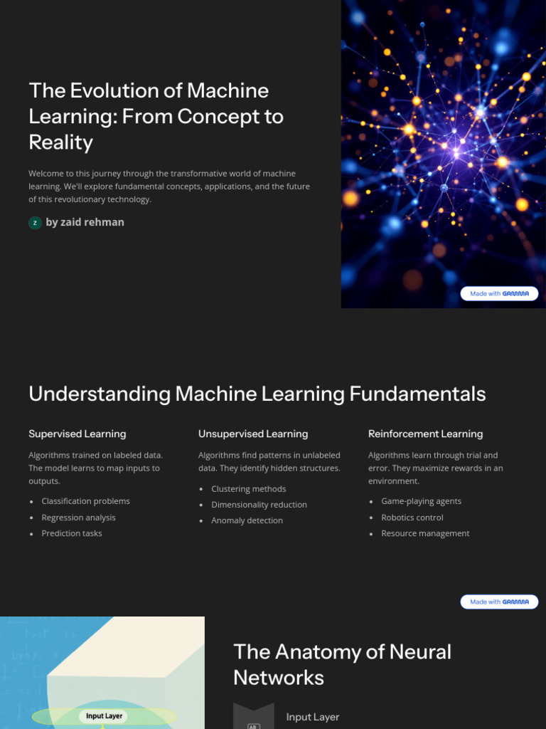The-Evolution-of-Machine-Learning-From-Concept-to-Reality | PDF | Machine Learning | Applied ...