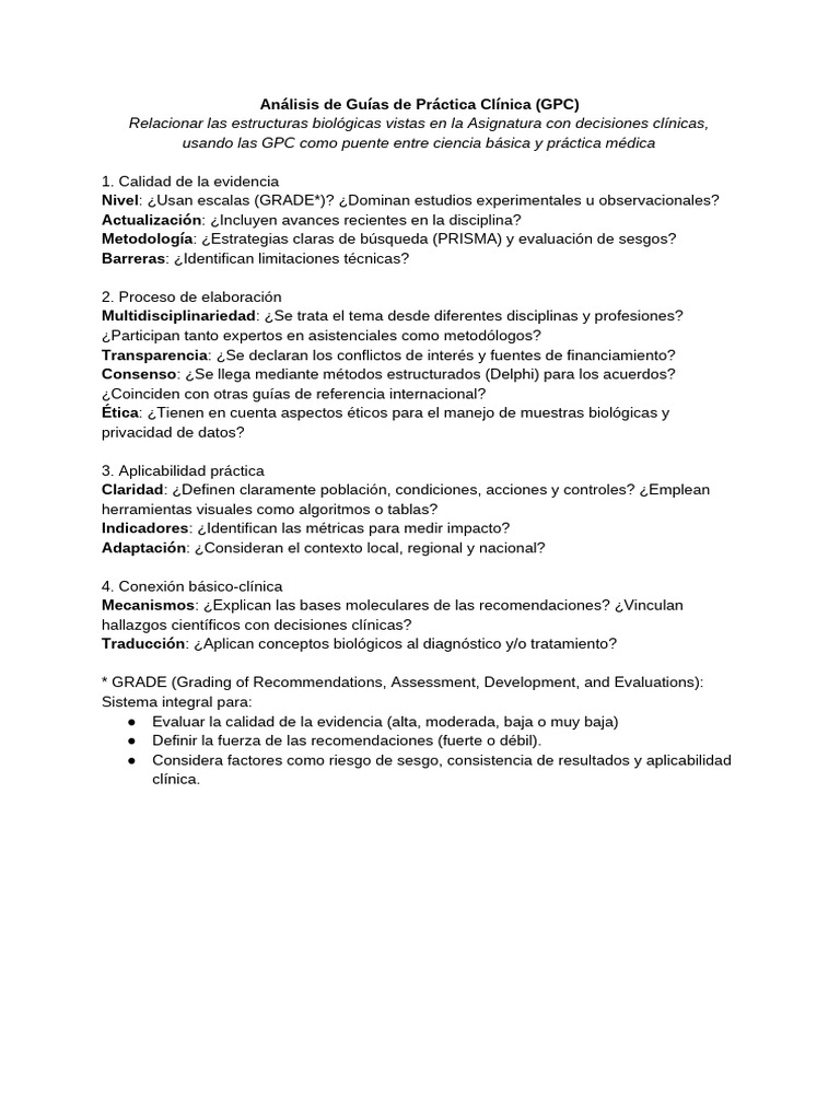 Guía para GPC | PDF