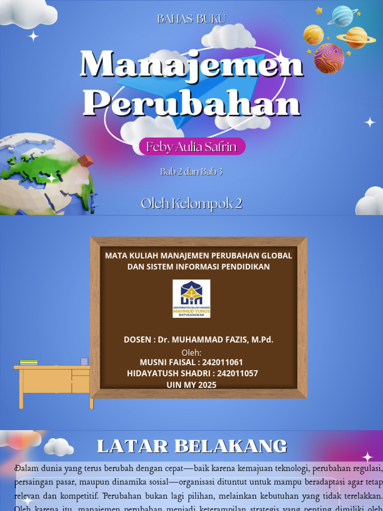 Manajemen Perubahan Bab II Dan Bab III | PDF