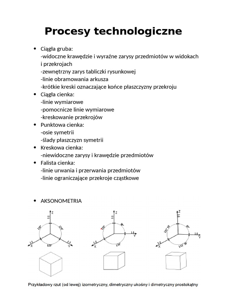 Procesy Technologiczne | PDF