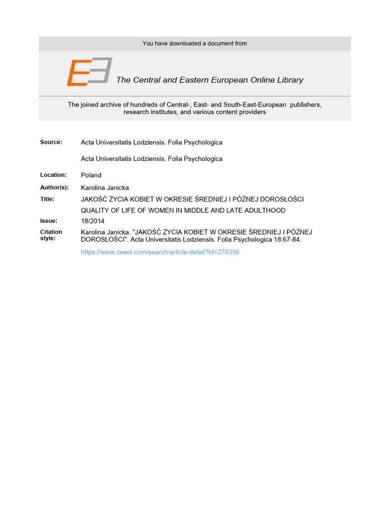 Quality-Of-Life-Of-Women-In-Middle-And-Late-Adulthood - Content File ...