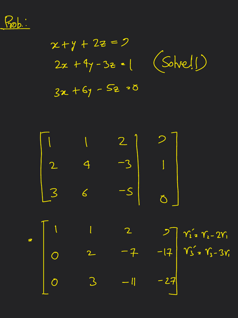 Linear Algebra 5 | PDF