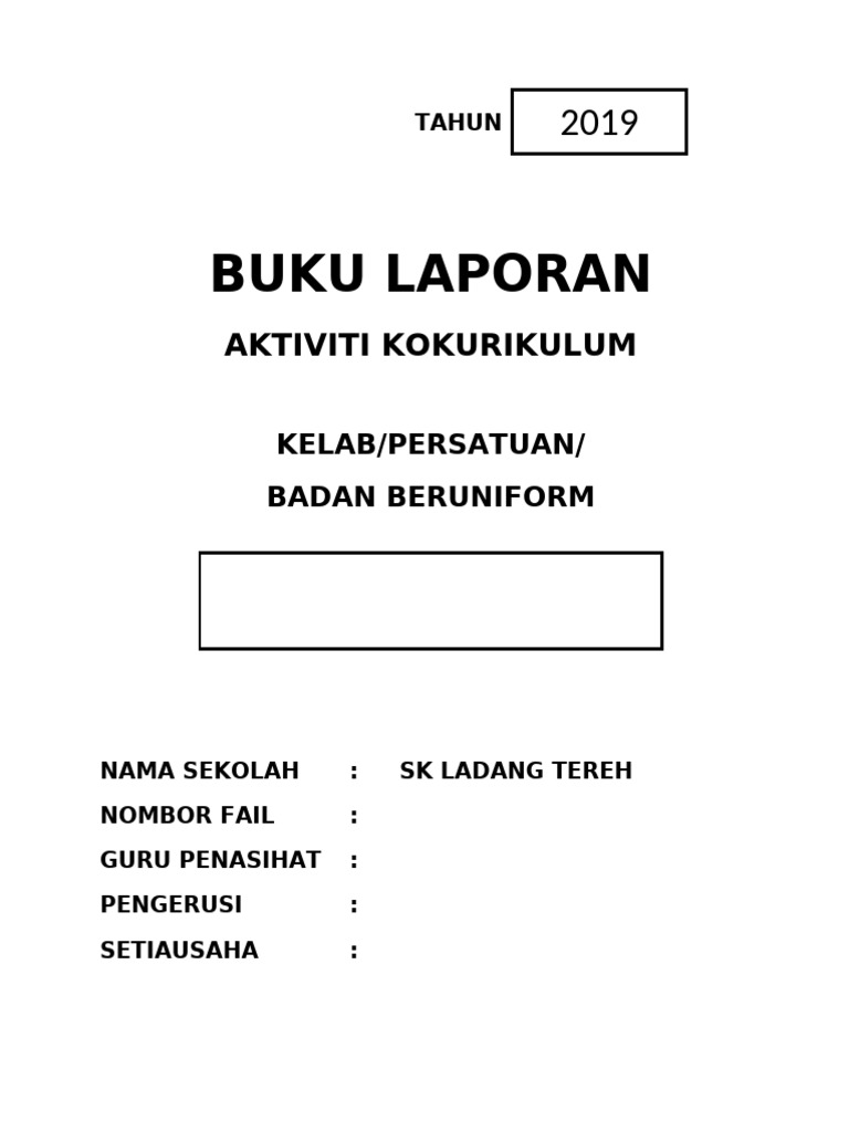Buku Lporan Aktiviti KOku 2019 | PDF