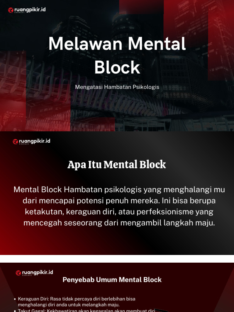 Melawan Mental Block - Ruangpikir - Id | PDF