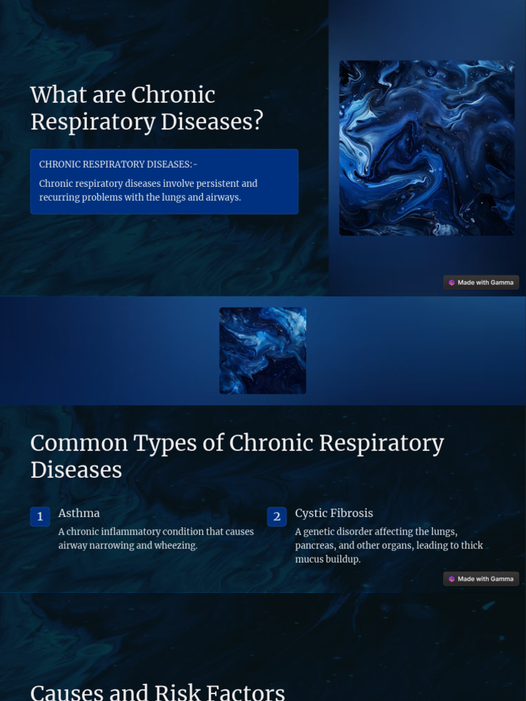 What Are Chronic Respiratory Diseases | PDF | Respiratory Diseases ...